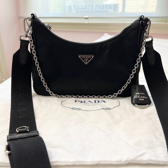 Prada | Bags | Prada Reedition Re Edition 205 Nylon Renylon Chain ...